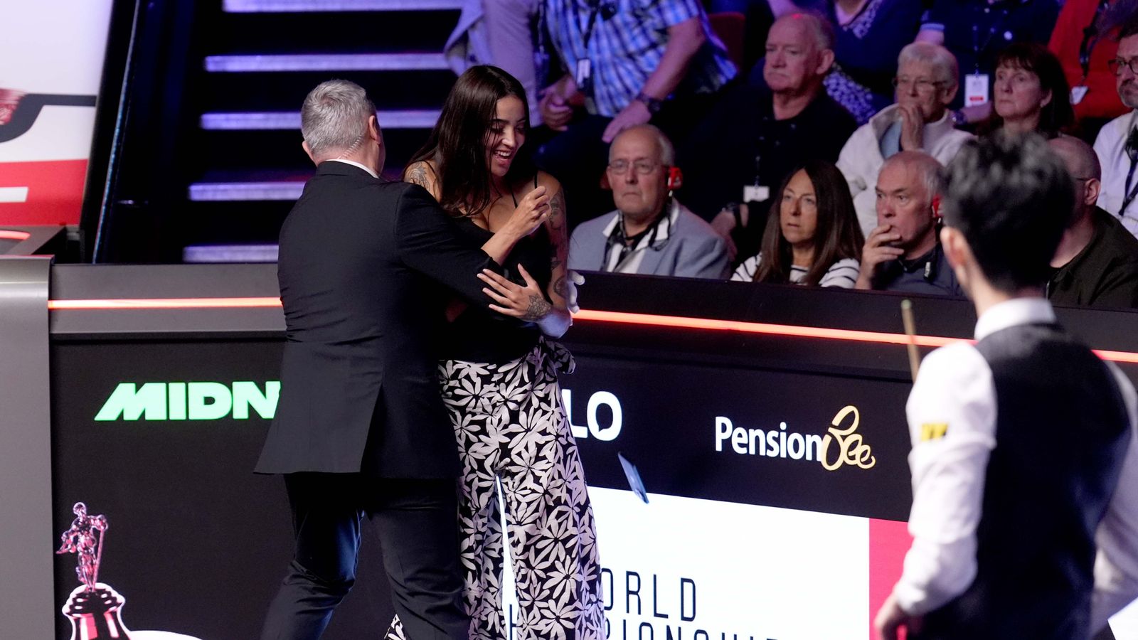World Snooker Championship final: Spectator ejected in disrupted start ...