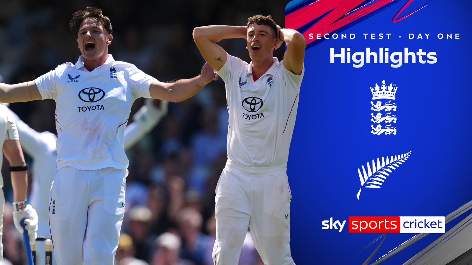 England vs New Zealand 2nd Test | Day One highlights | Cricket News ...