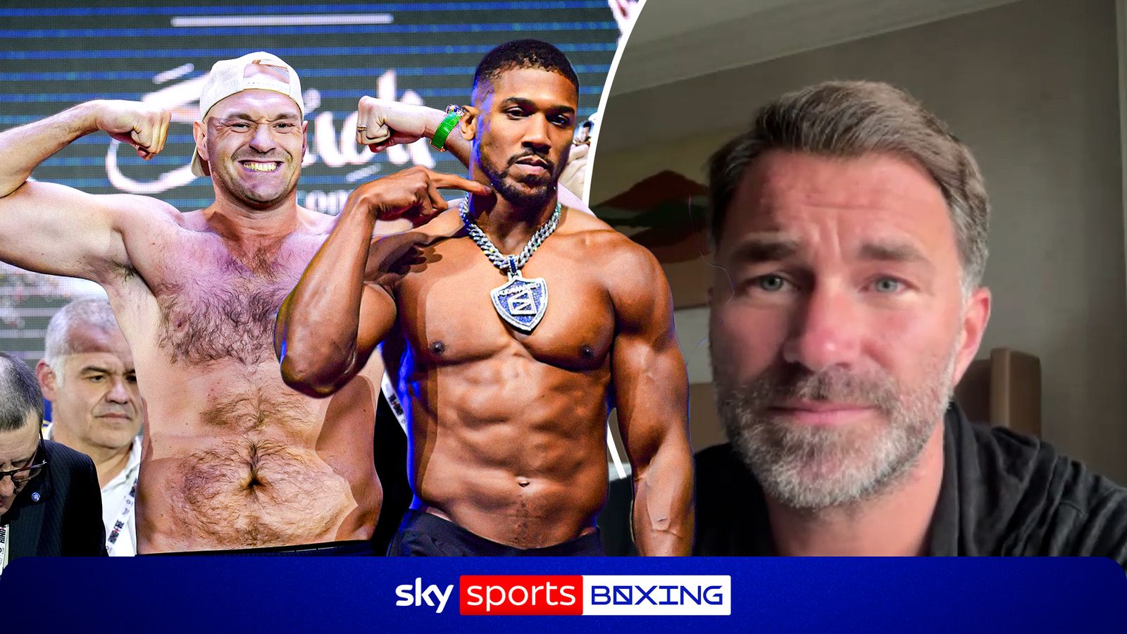 Anthony Joshua vs Tyson Fury: Eddie Hearn confident fight will take ...
