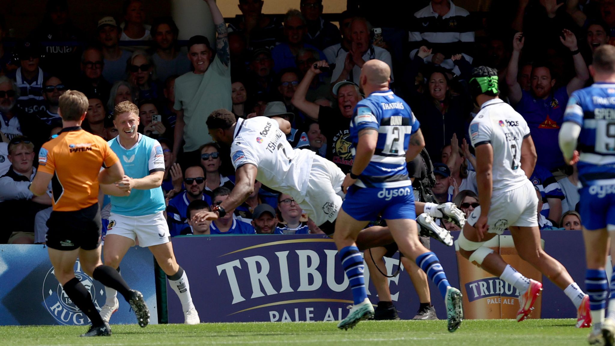 Prem Rugby semi-final: Exeter overturn 16-point deficit to stun Bath at ...